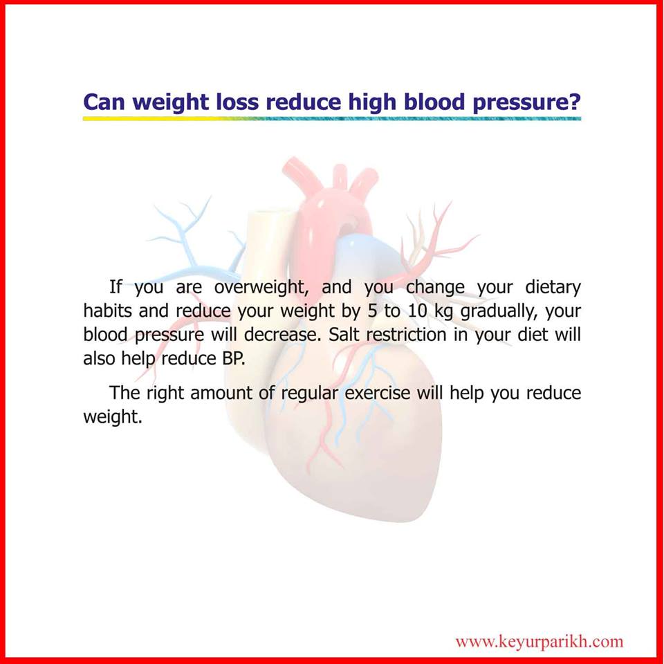 Can Weight Loss Reduce High Blood Pressure Dr Keyur Parikh Best Can Weight Loss Reduce High Blood Pressure Dr Keyur Parikh Best
